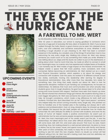 Eye of the Hurricane - May 2026 by Amanda Watroba - Issuu