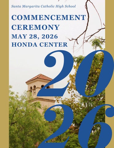2026 SMCHS Commencement Ceremony | Digital Program by Santa Margarita ...