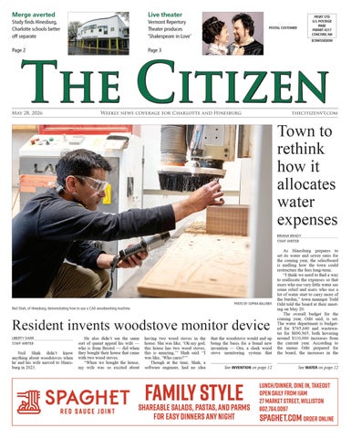 The Citizen - 5-28-26 by Vermont Community Newspaper Group - Issuu