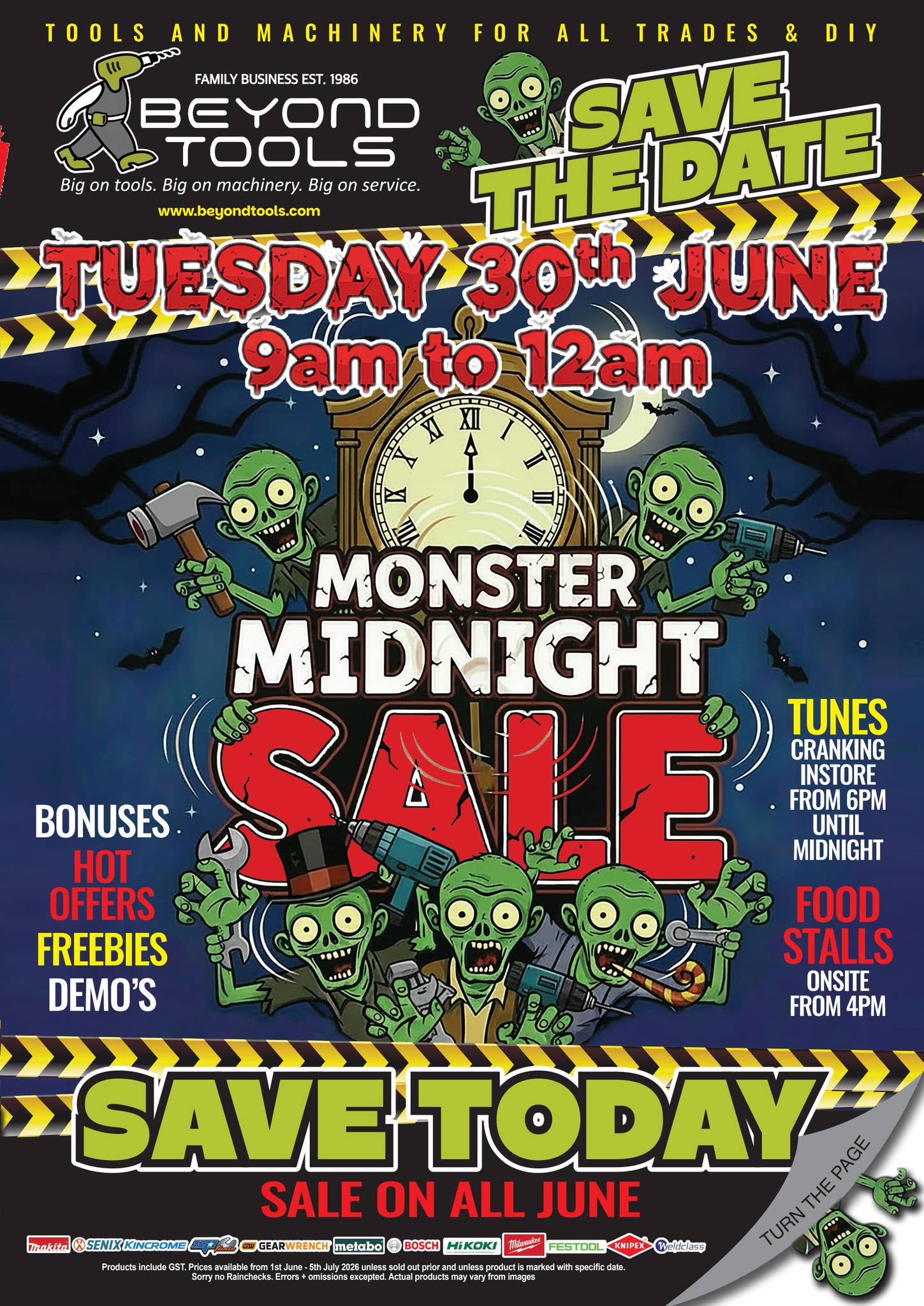 Beyond Tools EOFY Monster Midnight Sale Flyer 2026 by Beyond Tools - Issuu