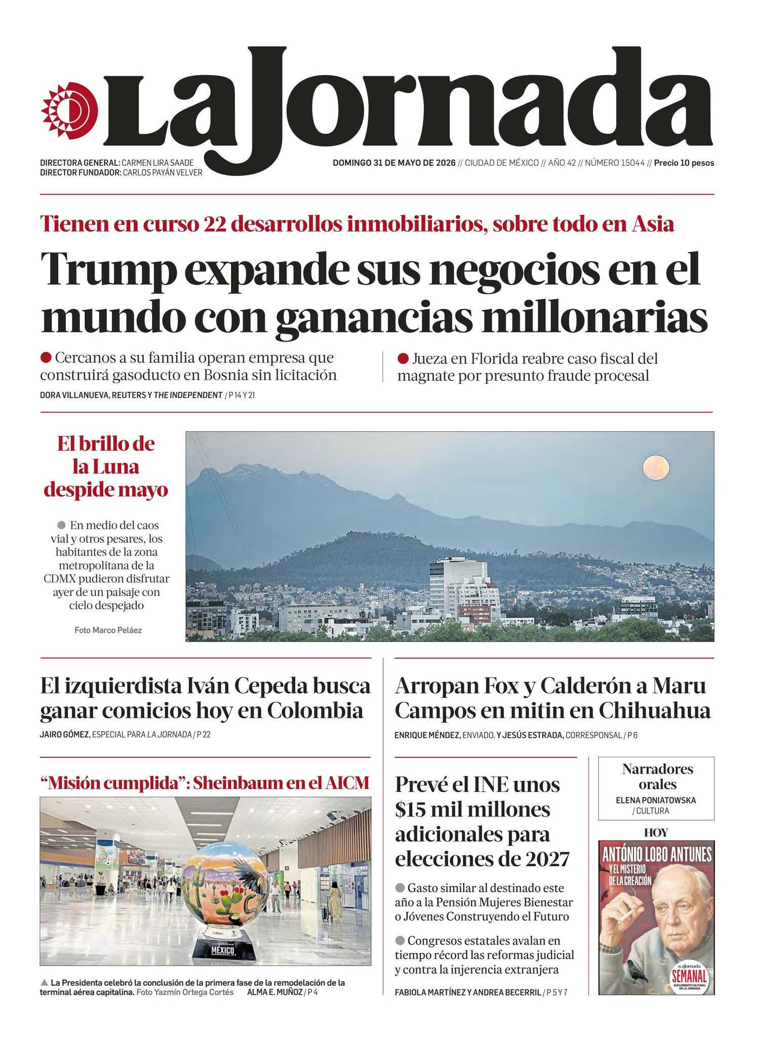 La Jornada 31/5/2026 by La Jornada - Issuu
