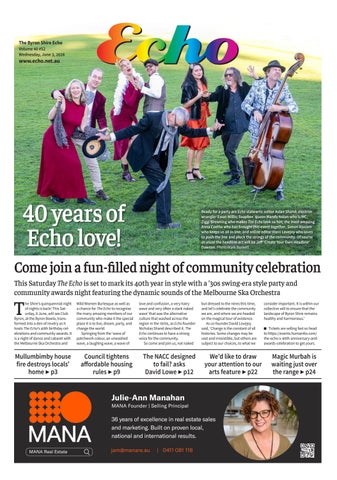 The Byron Shire Echo Issue 40.52 – June 3, 2026 by Echo Publications ...