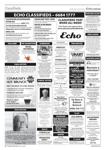 The Byron Shire Echo Issue 40.52 – June 3, 2026 by Echo Publications ...