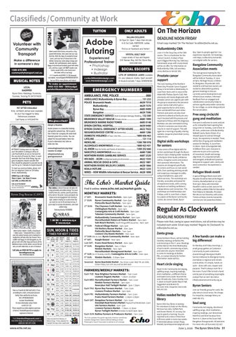 The Byron Shire Echo Issue 40.52 – June 3, 2026 by Echo Publications ...