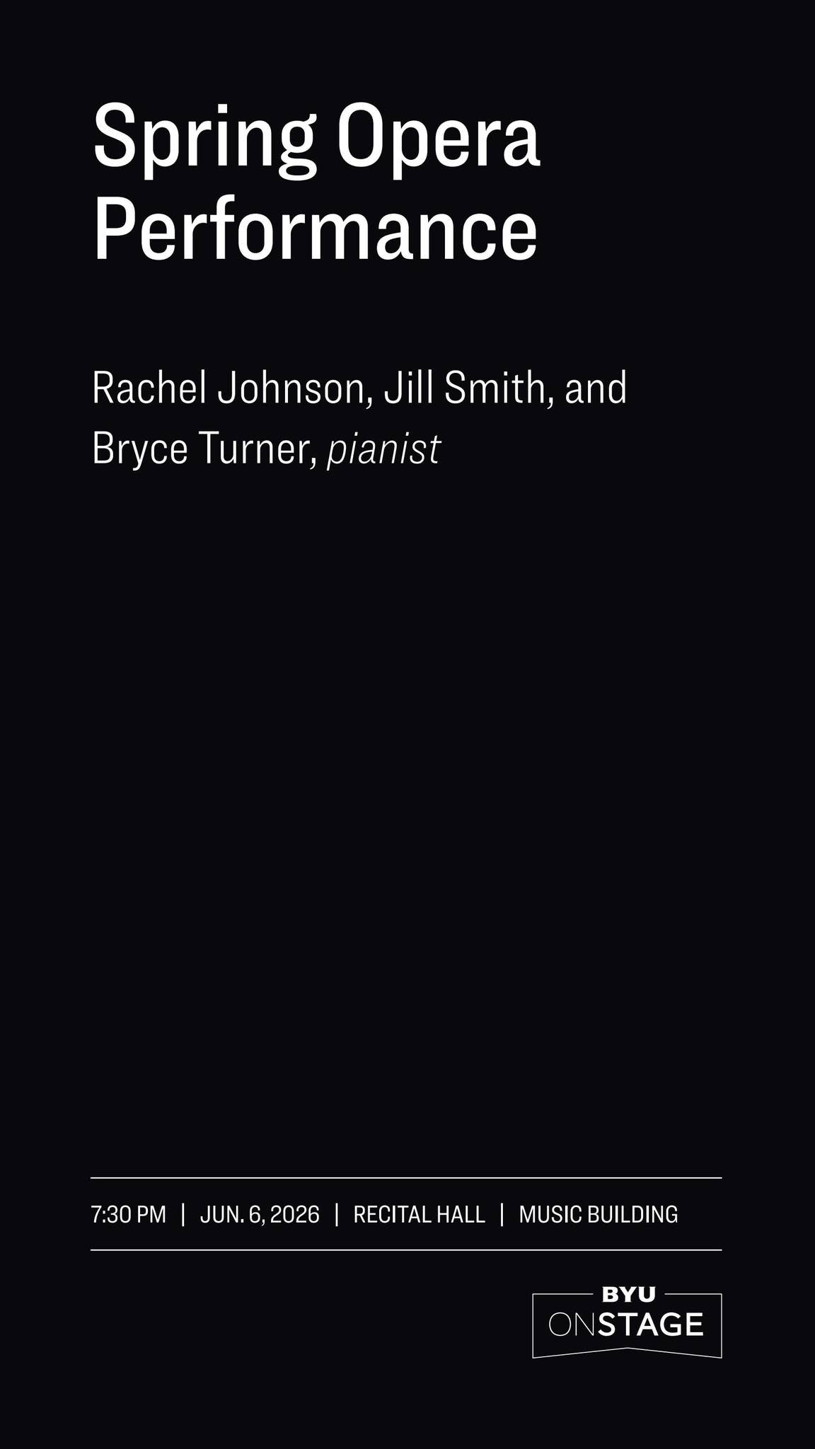 060626 Spring Opera Performance digital final by BYUSchoolofMusic - Issuu
