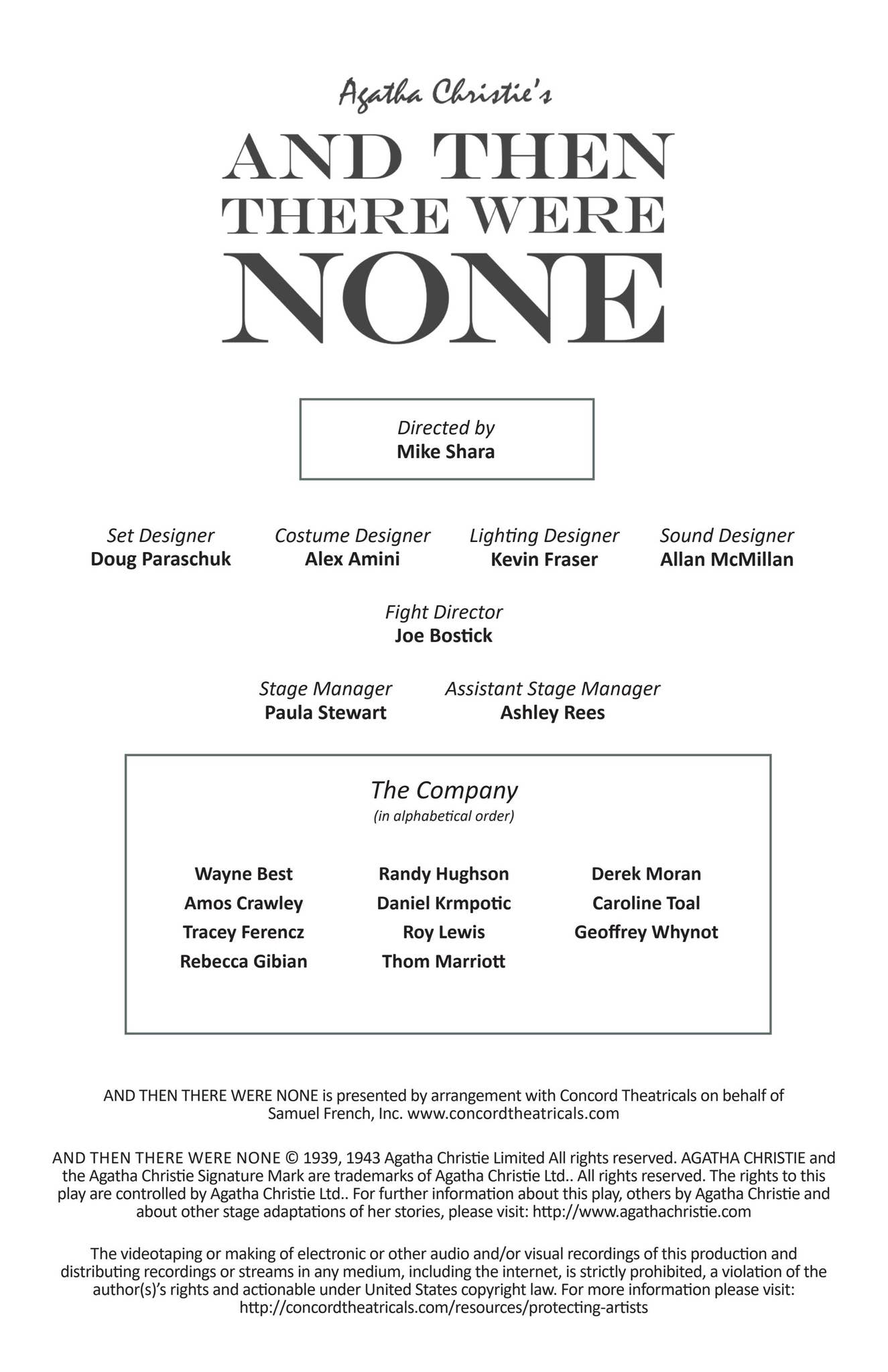 And Then There Were None - color by Drayton Entertainment - Issuu