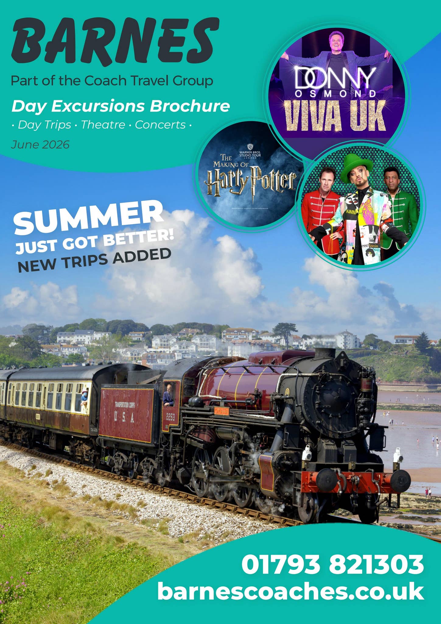 Barnes Coaches Day Trip Brochure June 2026 by Barnes Coaches - Issuu