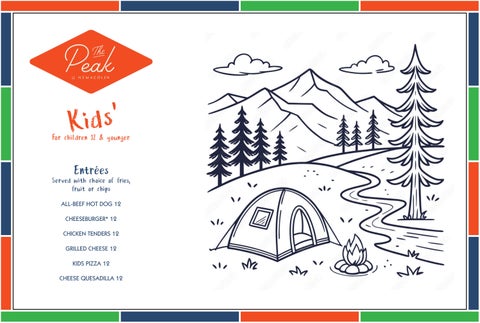 Peak Kids Menu by Nemacolin - Issuu