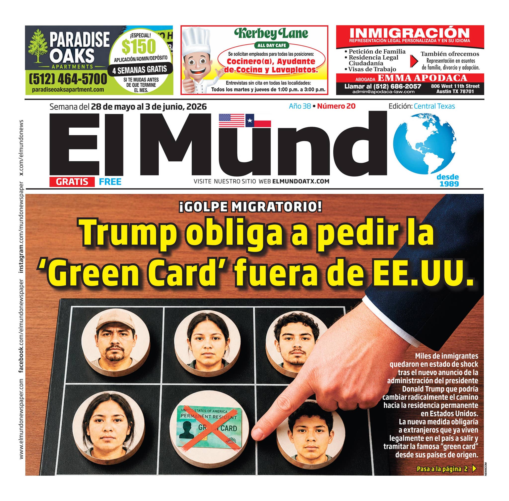 El Mundo Newspaper 20 - 2026 by El Mundo Newspaper - Issuu