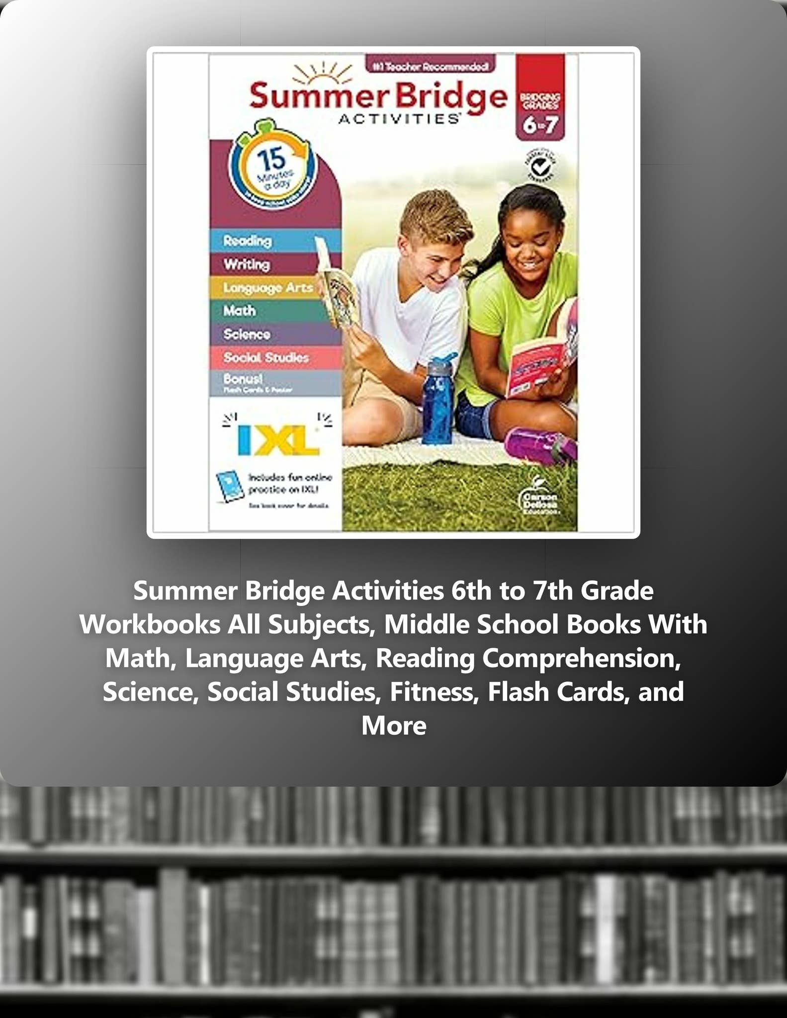 (PDF Download) Summer Bridge Activities 6th to 7th Grade Workbooks All ...