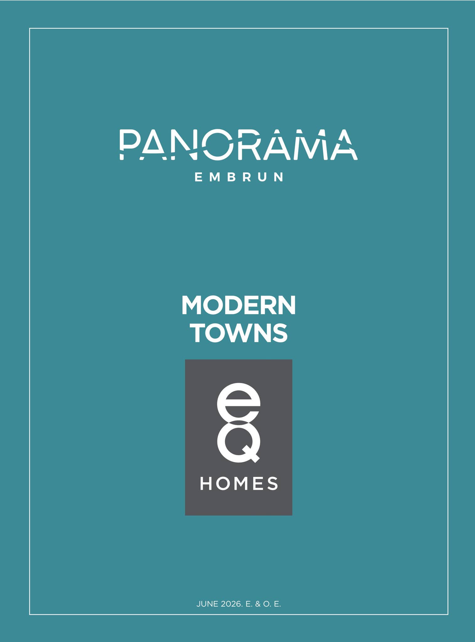 eQ Homes-Panorama-Modern Towns by G. Ryan Design - Issuu