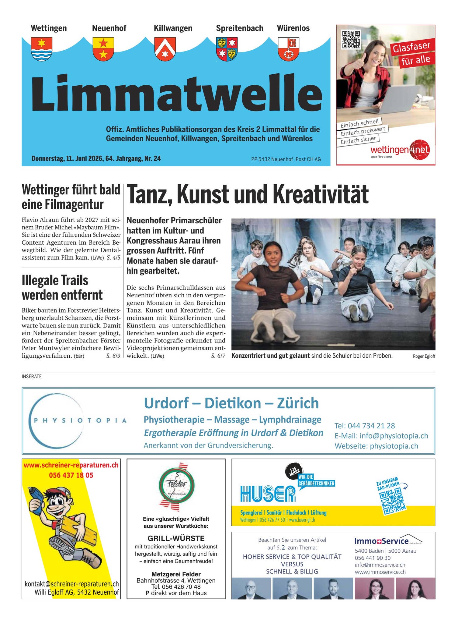 Woche 24/Limmatwelle/11. Juni by AZ-Anzeiger - Issuu