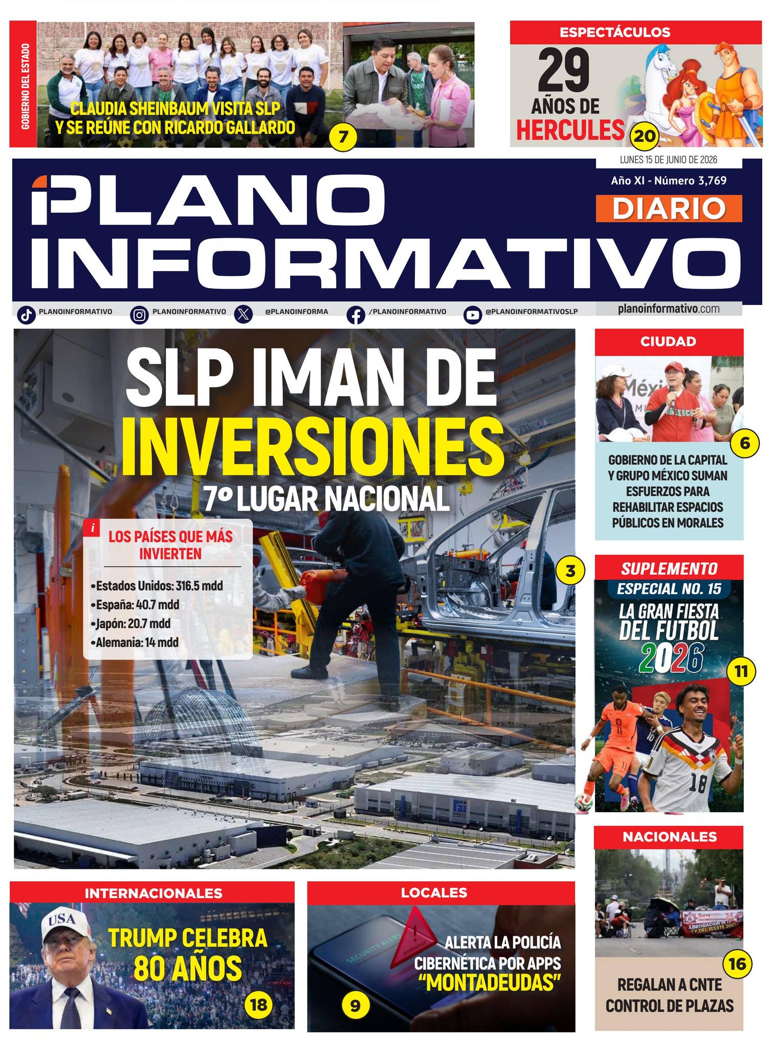 Plano Informativo Impreso, Año 11, No. 3768 by Plano Informativo - Issuu