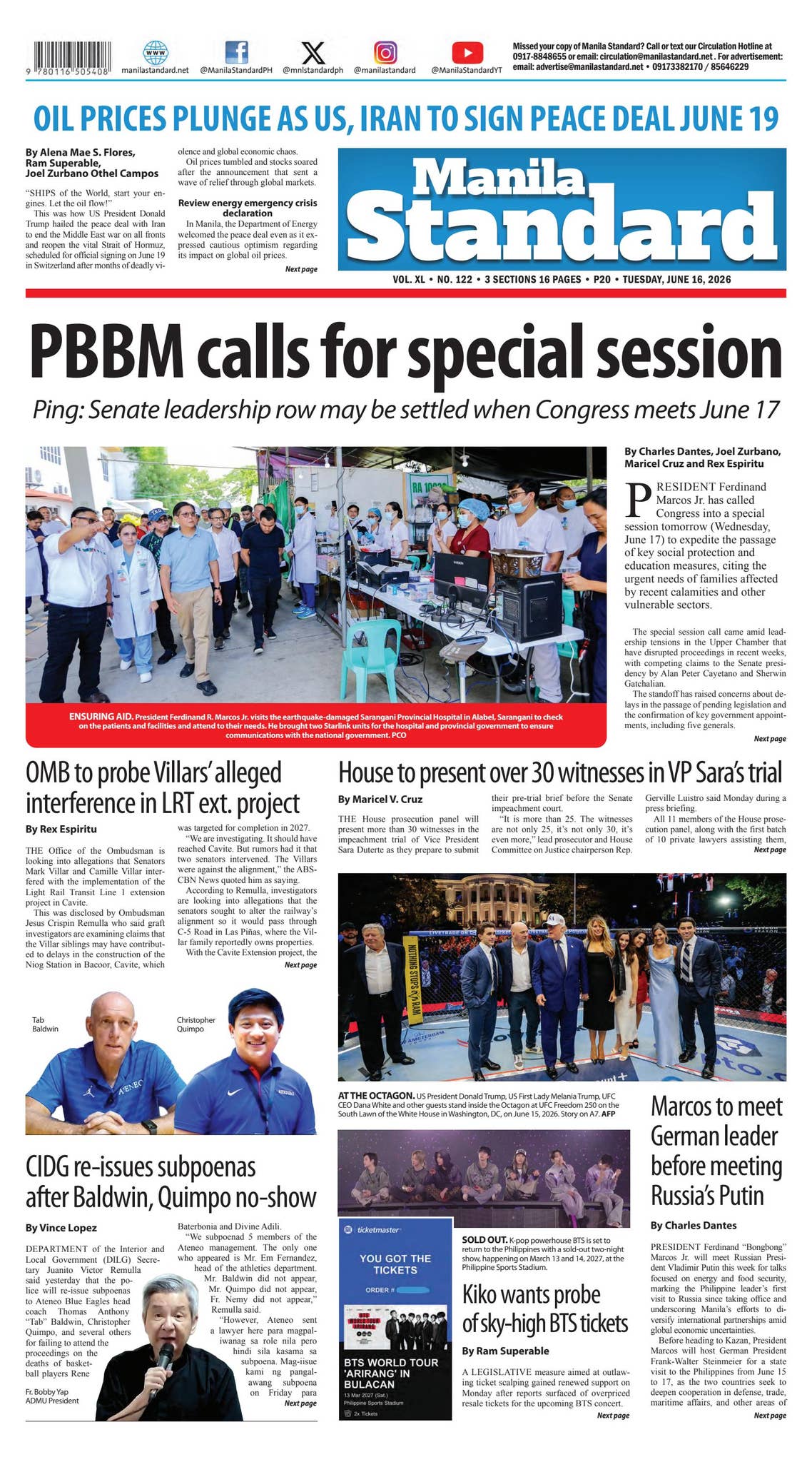 Manila Standard - 2026 June 16 - Tuesday by Manila Standard - Issuu