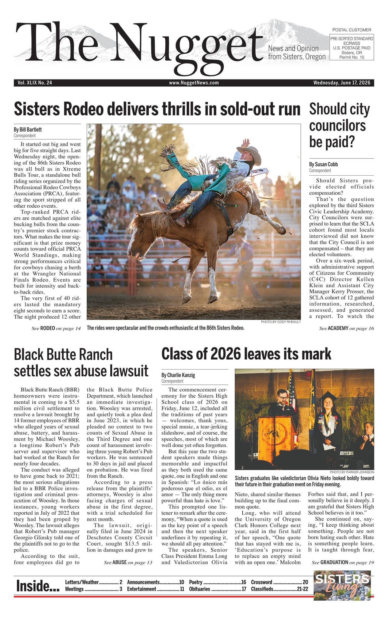 The Nugget Newspaper // Vol. XLIX No. 24 // 2026-06-17 by Nugget ...