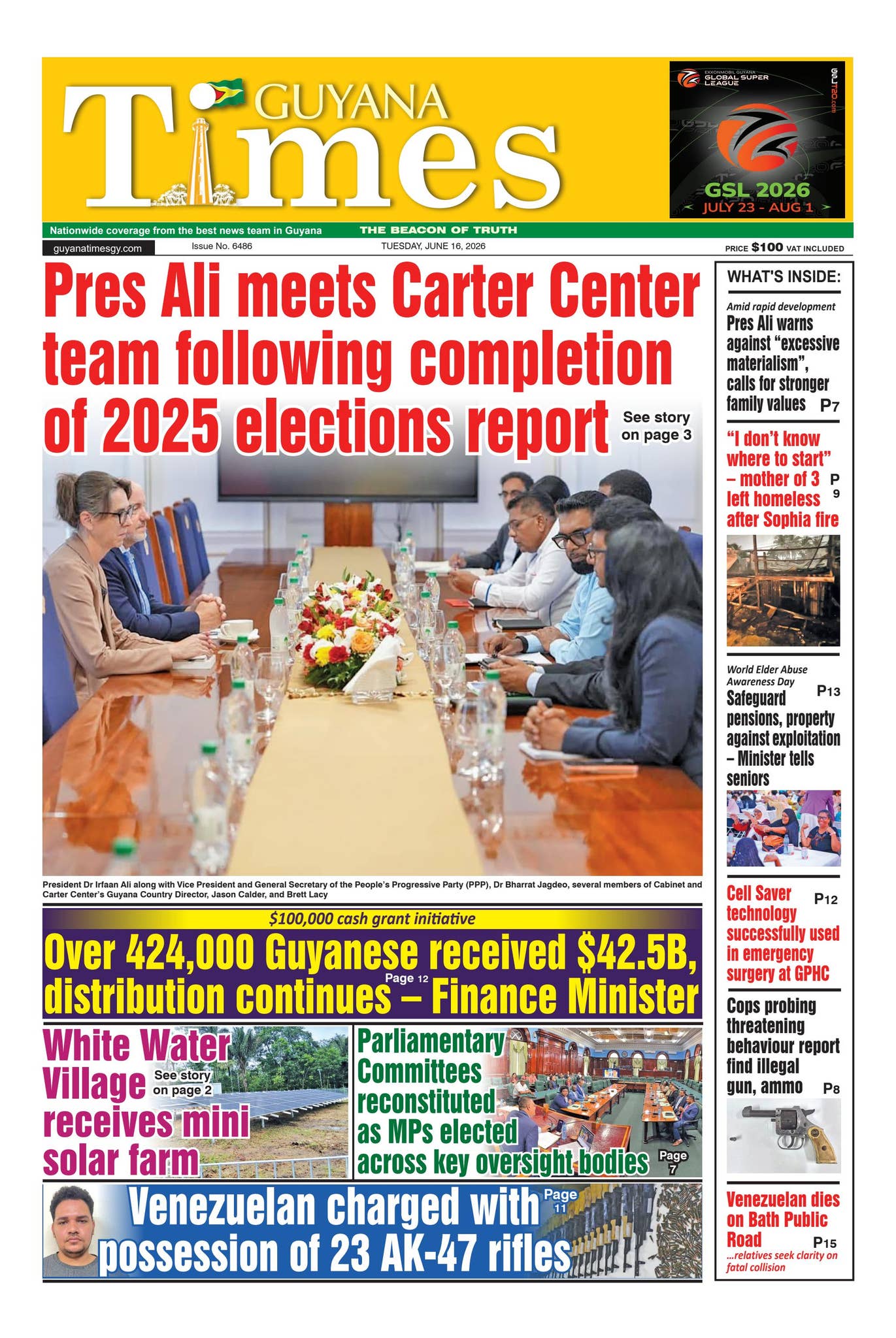 Guyana Times - Tuesday, June 16, 2026 by Gytimes - Issuu
