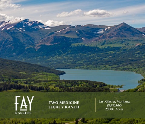 Two Medicine Legacy Ranch | Fay Ranches by Fay Ranches - Issuu