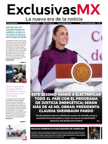 PDF EXCLUSIVAS MX JUEVES 18 DE JUNIO DE 2026 by Exclusivas Puebla - Issuu