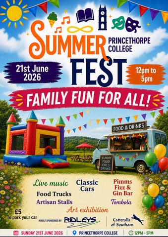 Summer Fest Programme by The Princethorpe Foundation - Issuu