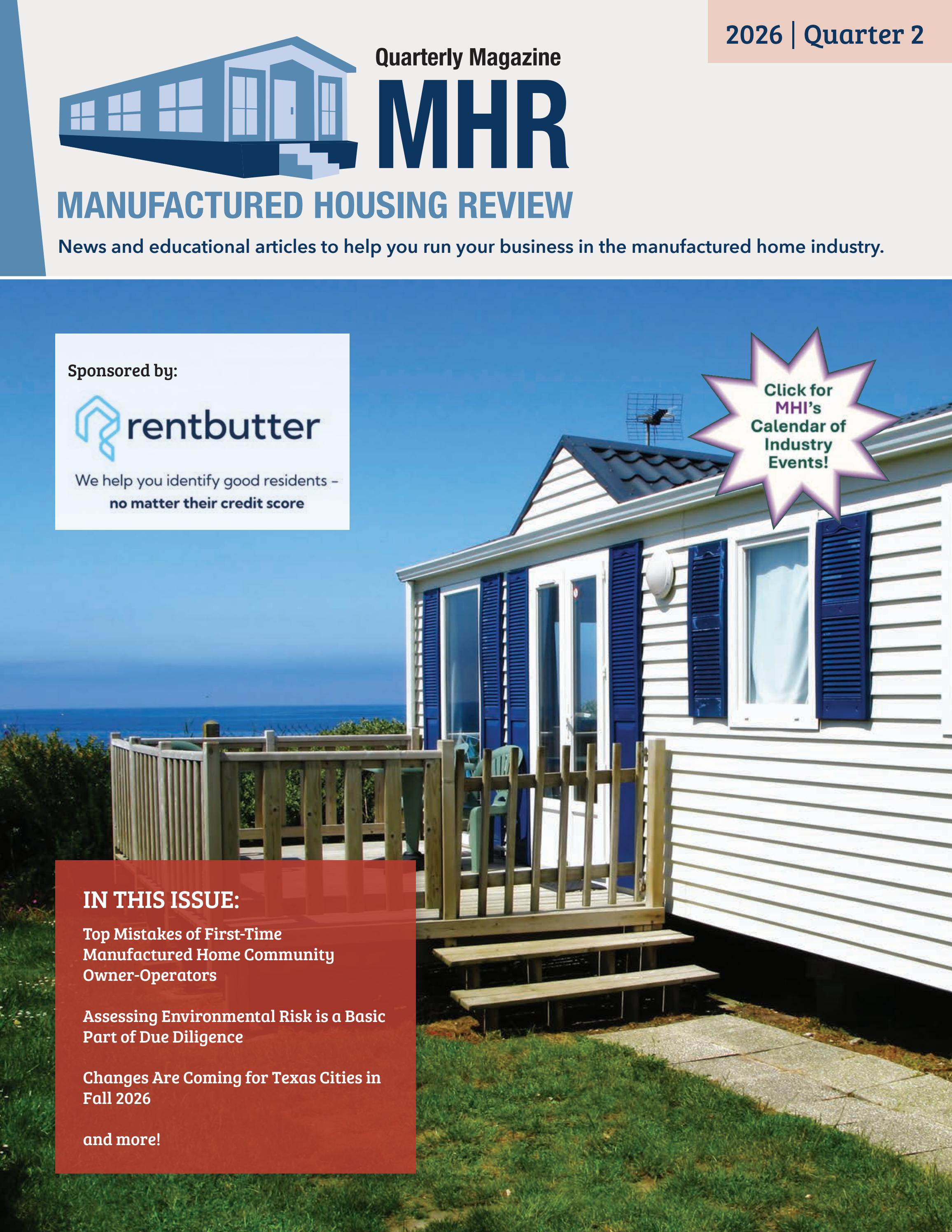 Manufactured Housing Review - 2026 Q2 | Manufactured Housing Review