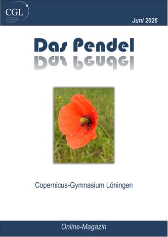 Das Pendel im Juni 2026 by Copernicus-Gymnasium - Issuu