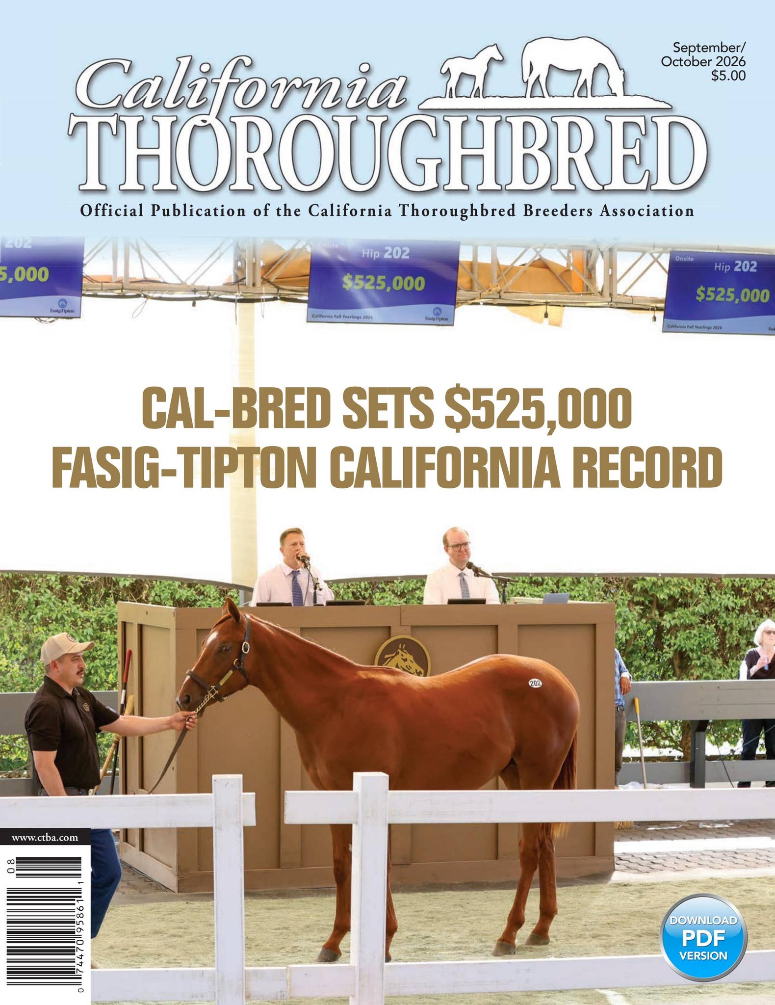 California Thoroughbred Magazine September / October 2026 by CTBA - Issuu